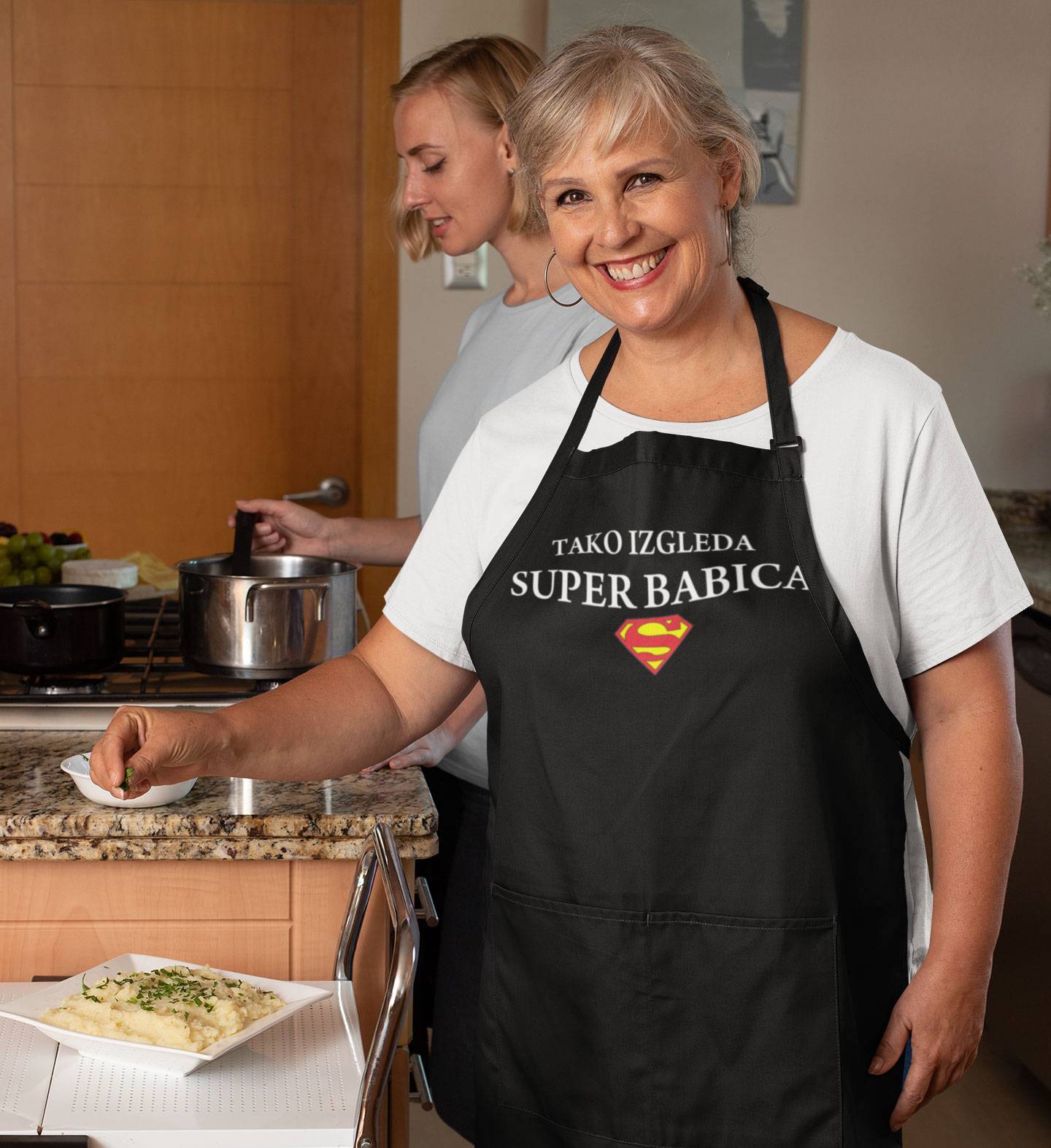 Predpasnik za babico - Super babica - Smešne majice
